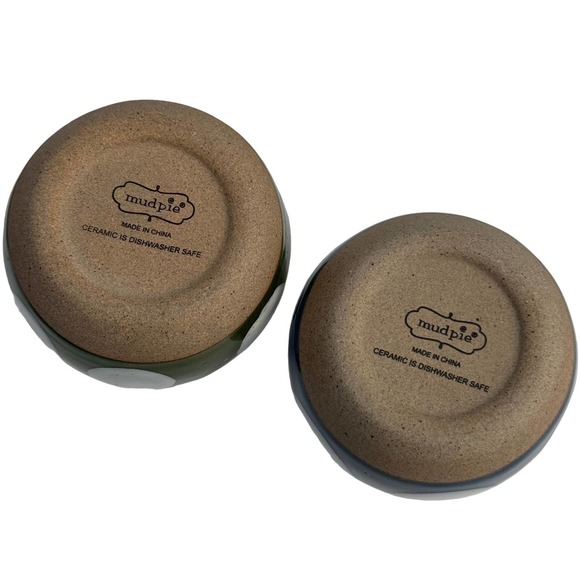 Mud Pie | Dining | Mud Pie Dot Salt And Pepper Shakers Set Blue Green ...